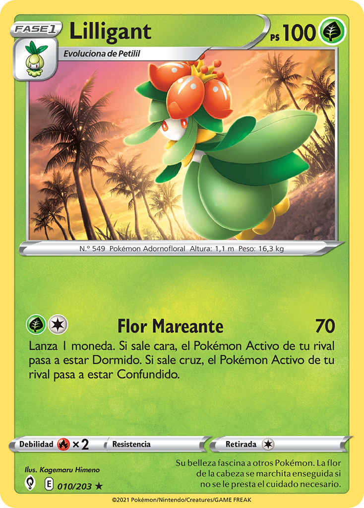 Lilligant (Cielos Evolutivos TCG) - WikiDex, la enciclopedia Pokémon