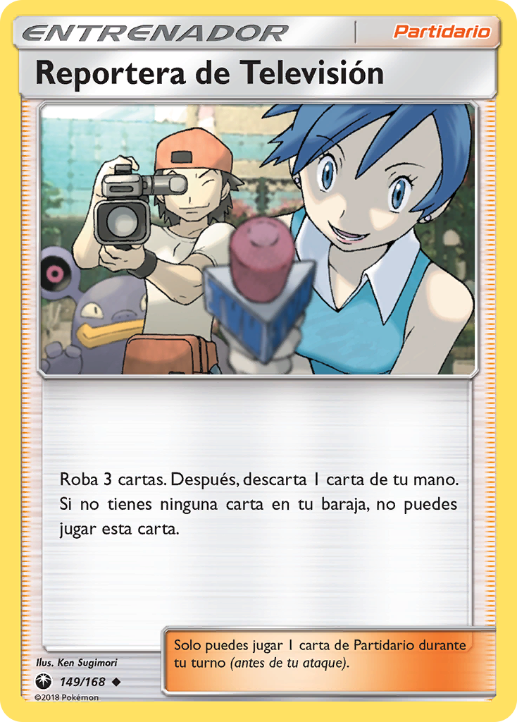Reportera de Televisión (TCG) - WikiDex, la enciclopedia Pokémon