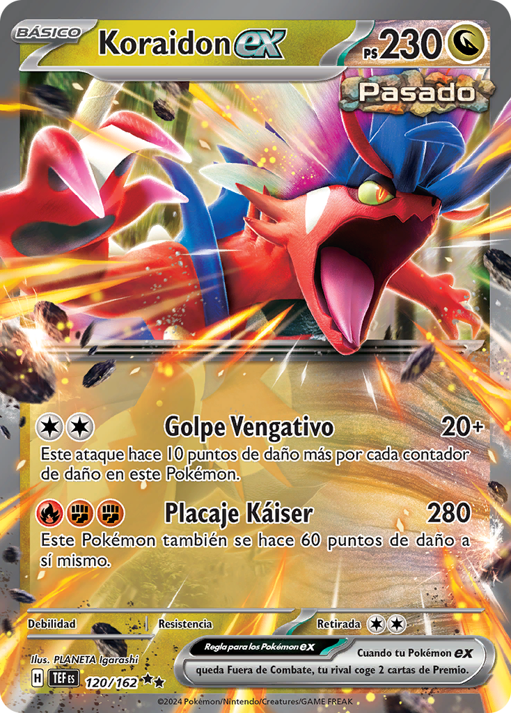 Koraidon ex (Fuerzas Temporales TCG) - WikiDex, la enciclopedia Pokémon