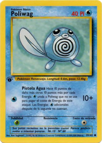 Poliwag (Base Set TCG) - WikiDex, la enciclopedia Pokémon