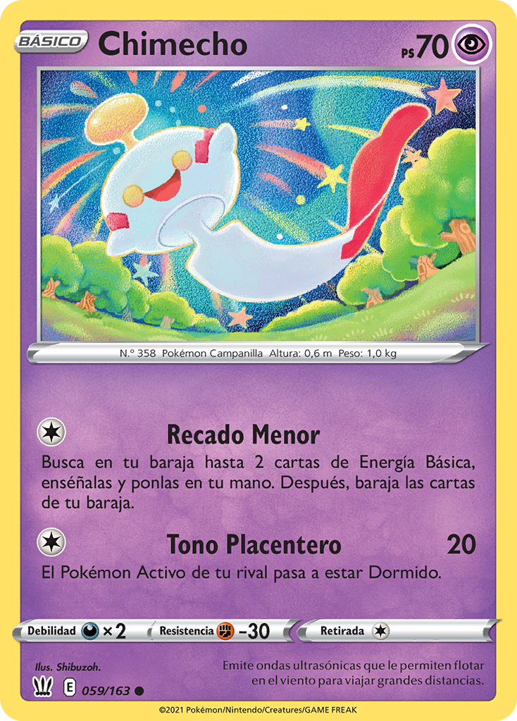 Chimecho (Estilos de Combate TCG) - WikiDex, la enciclopedia Pokémon