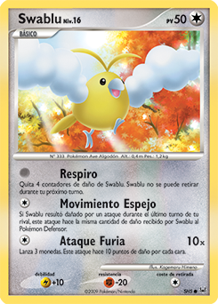 Swablu (Platino SH5 TCG) - WikiDex, la enciclopedia Pokémon