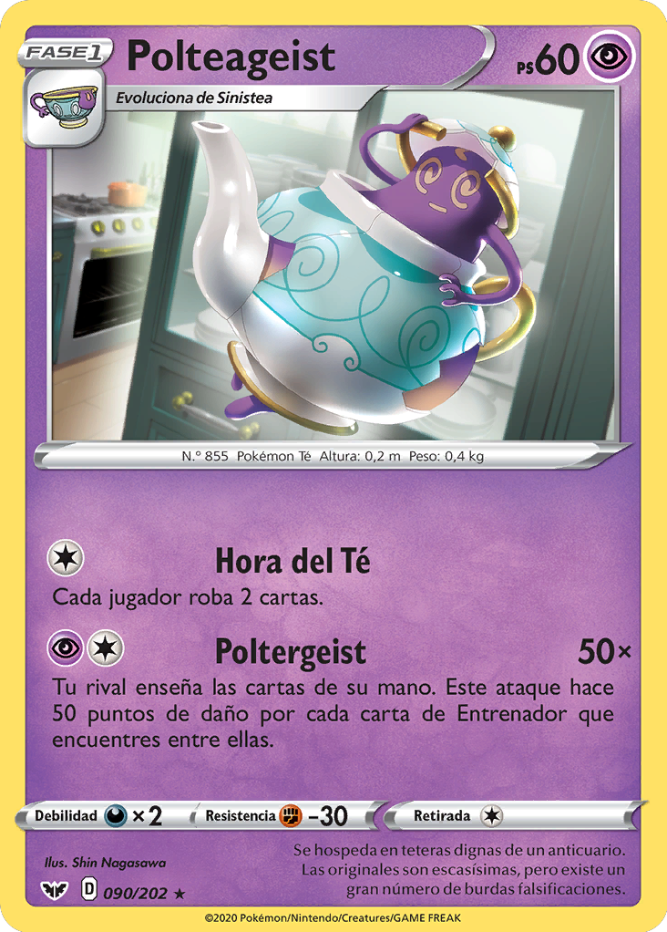 Polteageist (Espada y Escudo TCG) - WikiDex, la enciclopedia Pokémon