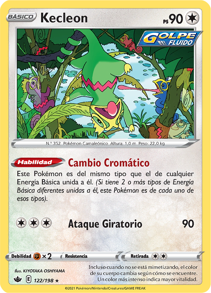 Kecleon (Reinado Escalofriante TCG) - WikiDex, la enciclopedia Pokémon
