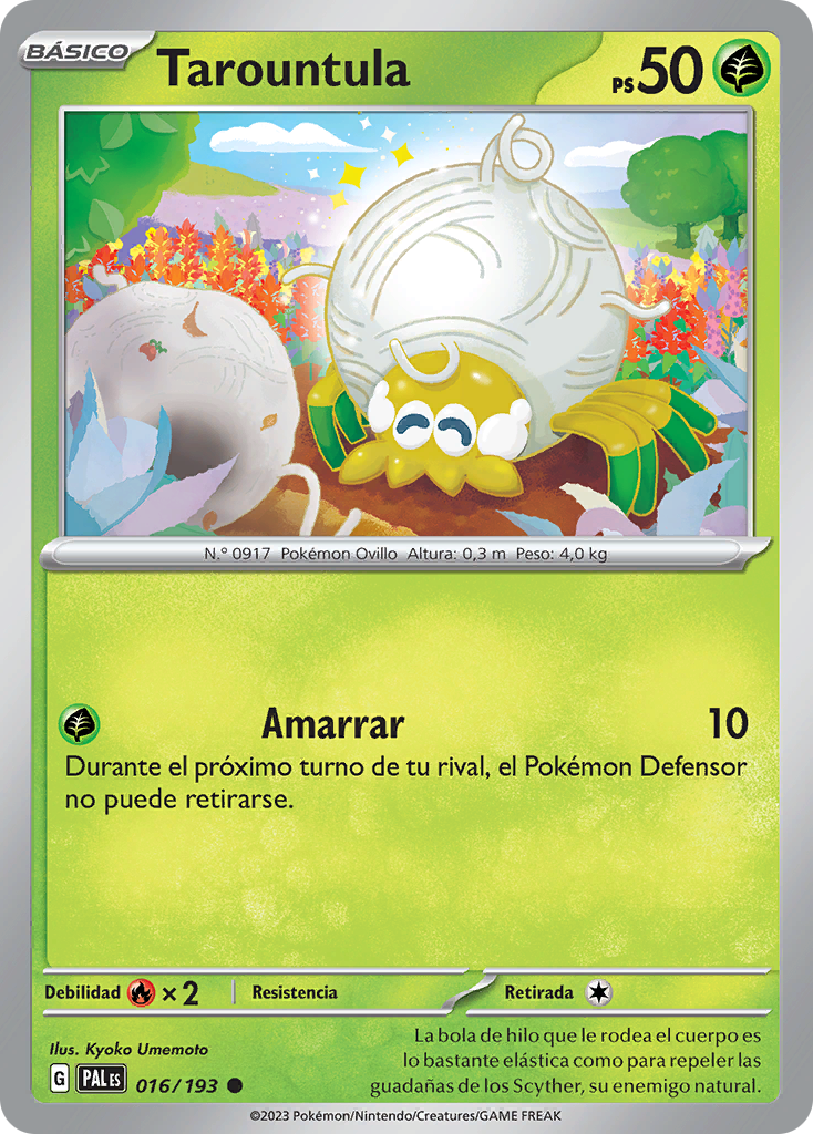 Tarountula (Evoluciones en Paldea 16 TCG) - WikiDex, la enciclopedia ...