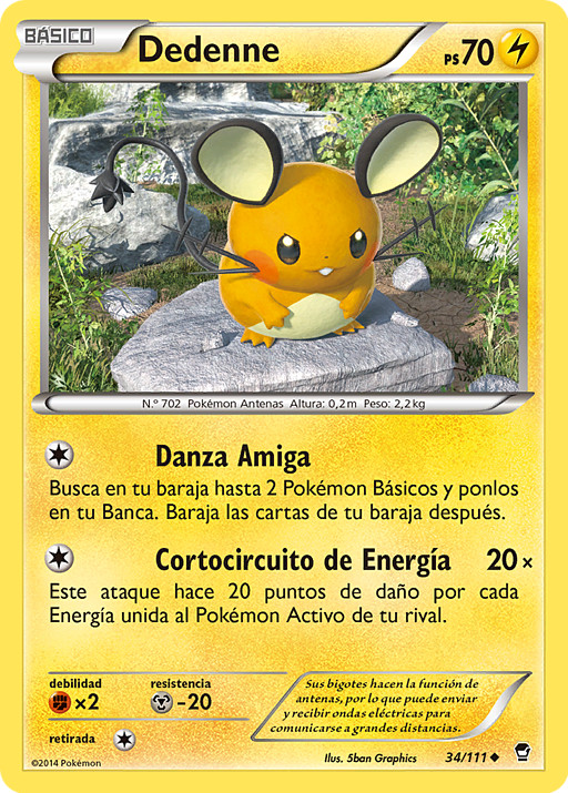 Dedenne (Puños Furiosos TCG) - WikiDex, la enciclopedia Pokémon