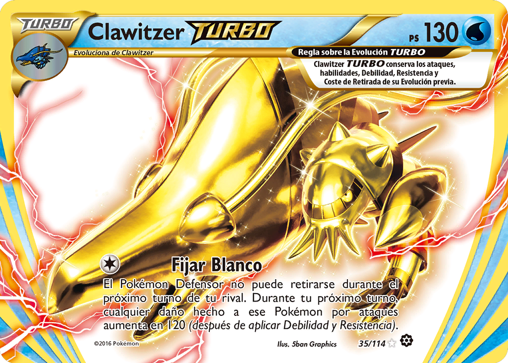Clawitzer TURBO (Asedio de Vapor TCG) - WikiDex, la enciclopedia Pokémon