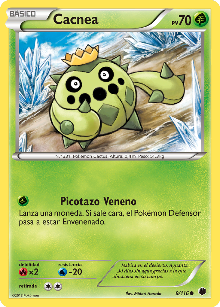 Cacnea (Glaciación Plasma TCG) - WikiDex, la enciclopedia Pokémon