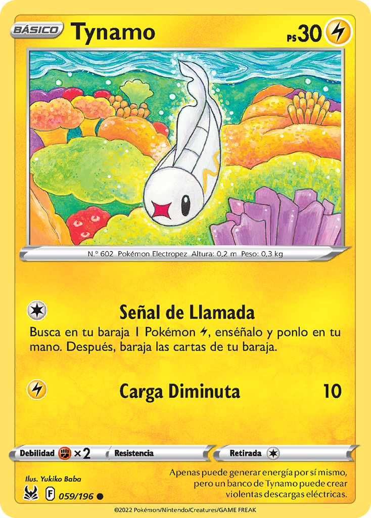 Tynamo (Origen Perdido TCG) - WikiDex, la enciclopedia Pokémon