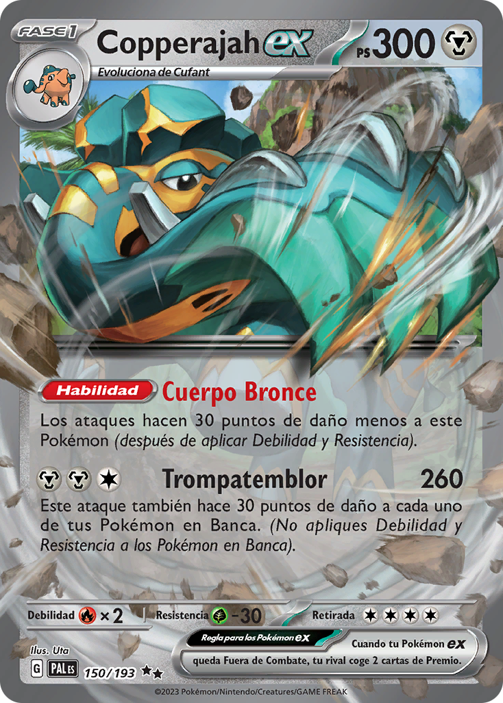 Copperajah ex (Evoluciones en Paldea TCG) - WikiDex, la enciclopedia ...