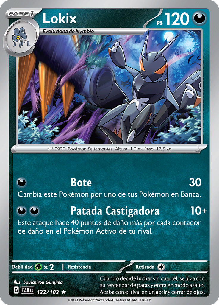 Lokix (Brecha Paradójica TCG) - WikiDex, la enciclopedia Pokémon
