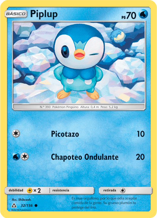 Piplup (Ultraprisma 32 TCG) - WikiDex, la enciclopedia Pokémon