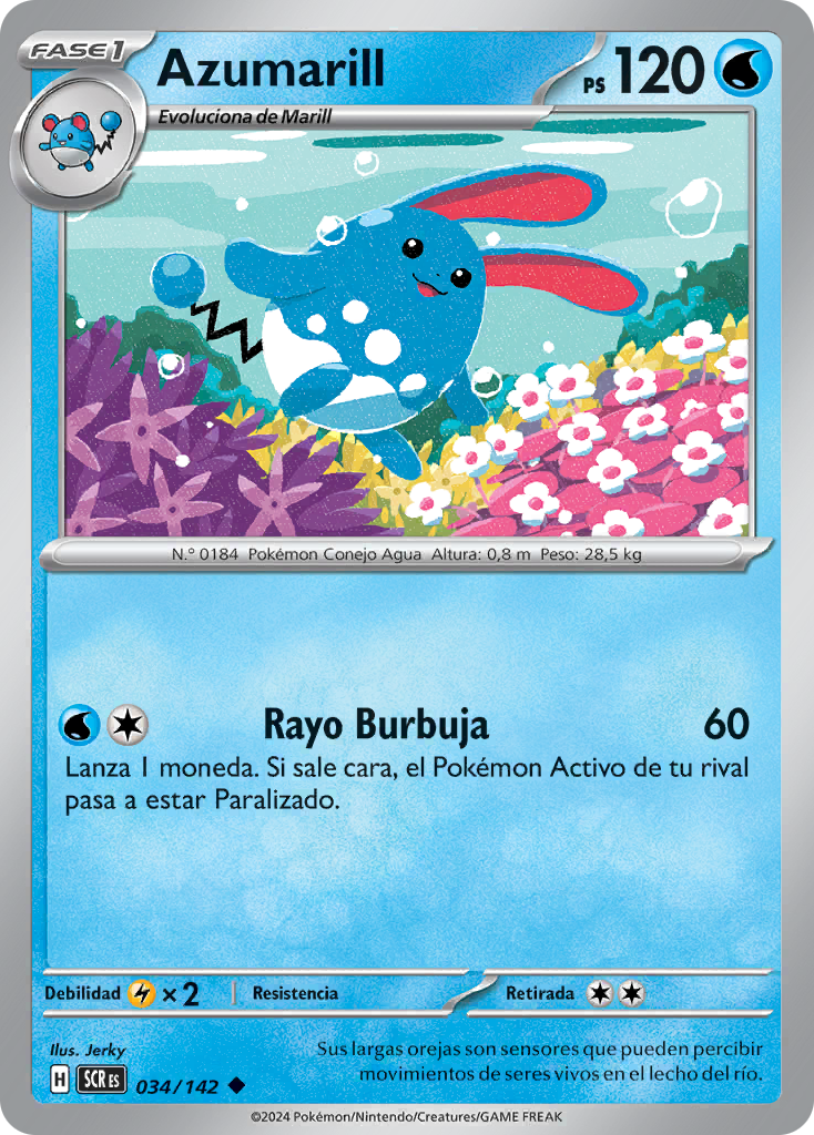 Azumarill (Corona Astral TCG) - WikiDex, la enciclopedia Pokémon