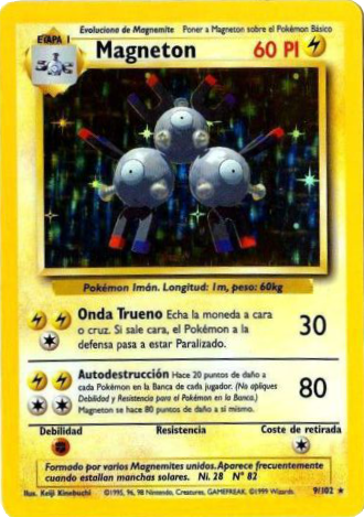 Magneton (Base Set TCG) - WikiDex, la enciclopedia Pokémon