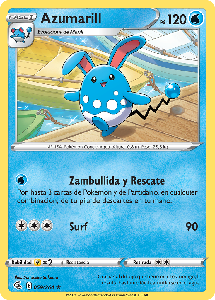 Azumarill (Golpe Fusión TCG) - WikiDex, la enciclopedia Pokémon