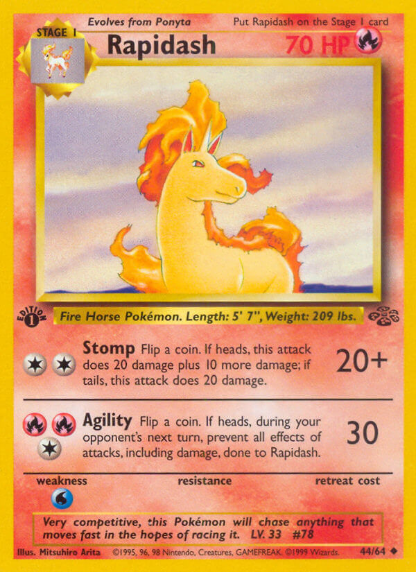 Rapidash (Jungla TCG) - WikiDex, la enciclopedia Pokémon