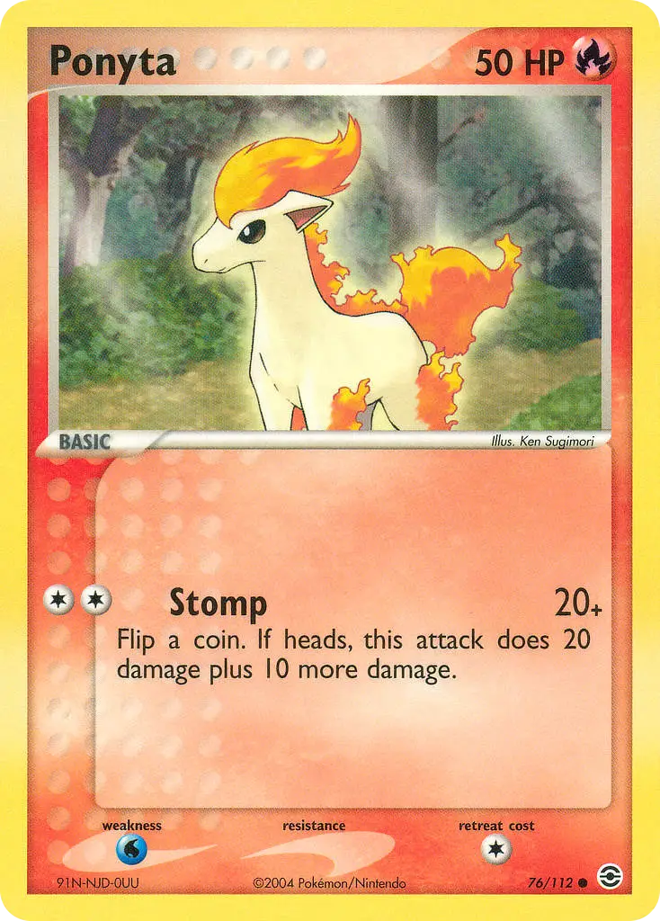 Ponyta (FireRed & LeafGreen TCG) - WikiDex, la enciclopedia Pokémon