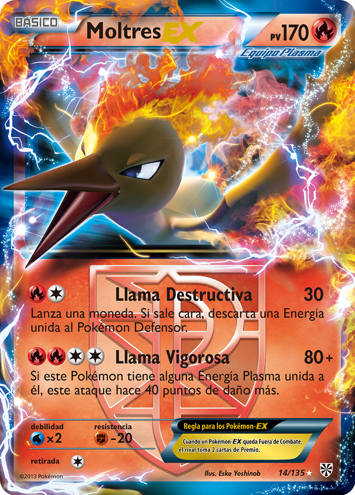 Moltres-EX (Tormenta Plasma TCG) - WikiDex, la enciclopedia Pokémon