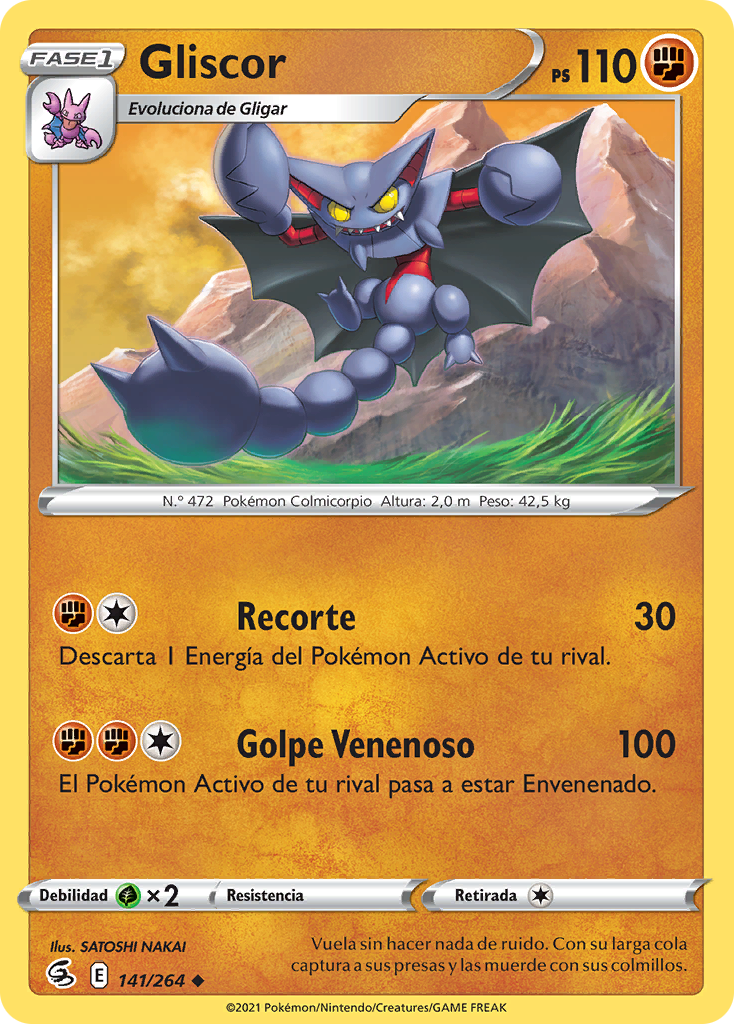Gliscor (Golpe Fusión TCG) - WikiDex, la enciclopedia Pokémon