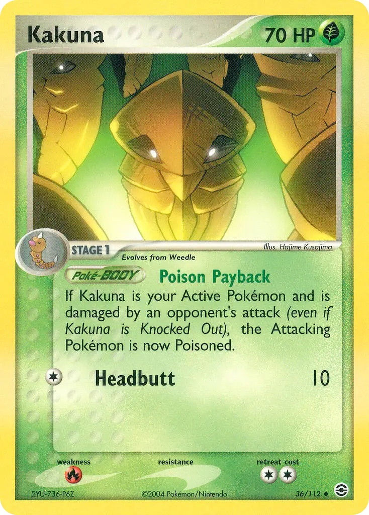 Kakuna (FireRed & LeafGreen TCG) - WikiDex, la enciclopedia Pokémon