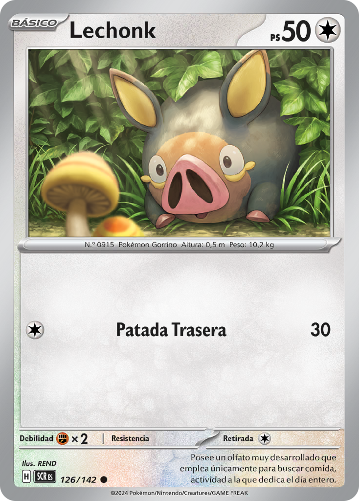 Lechonk (Corona Astral TCG) - WikiDex, la enciclopedia Pokémon