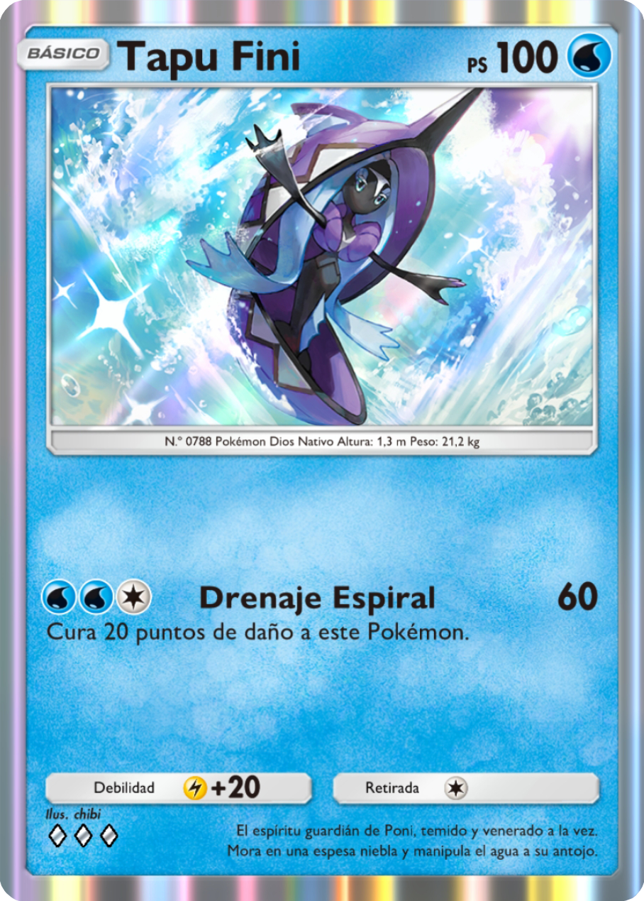 Tapu Fini (Guardianes Celestiales TCG Pocket) - WikiDex, la enciclopedia Pokémon