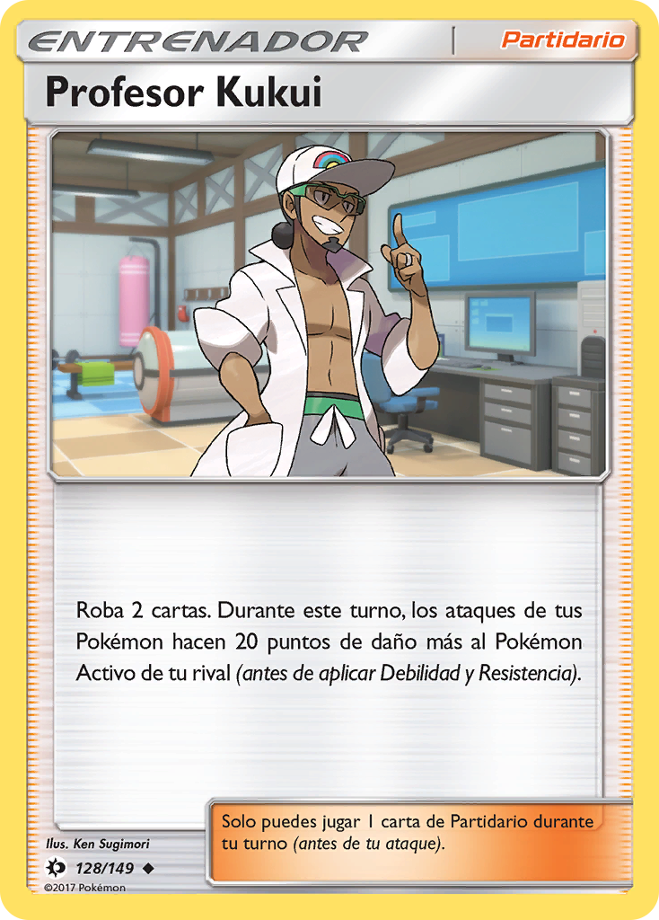 Profesor Kukui (TCG) - WikiDex, la enciclopedia Pokémon