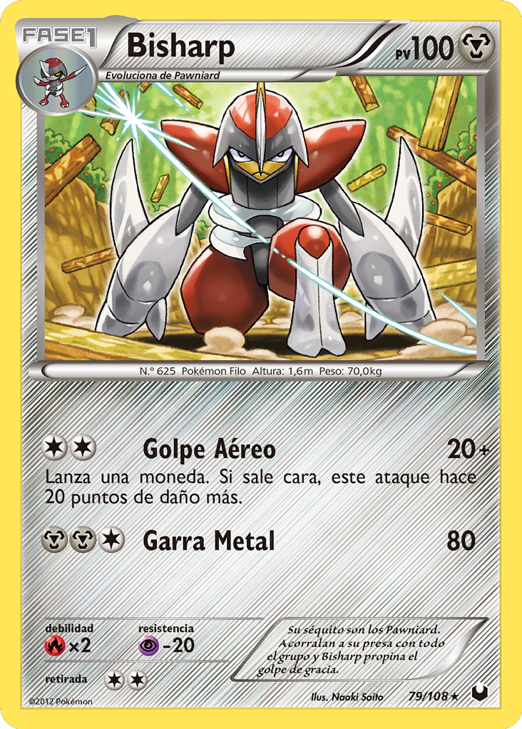 Bisharp (Oscuros Exploradores 79 TCG) - WikiDex, la enciclopedia Pokémon