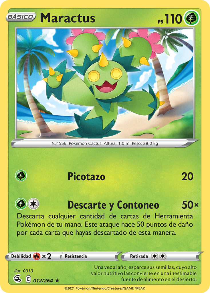 Maractus (Golpe Fusión TCG) - WikiDex, la enciclopedia Pokémon