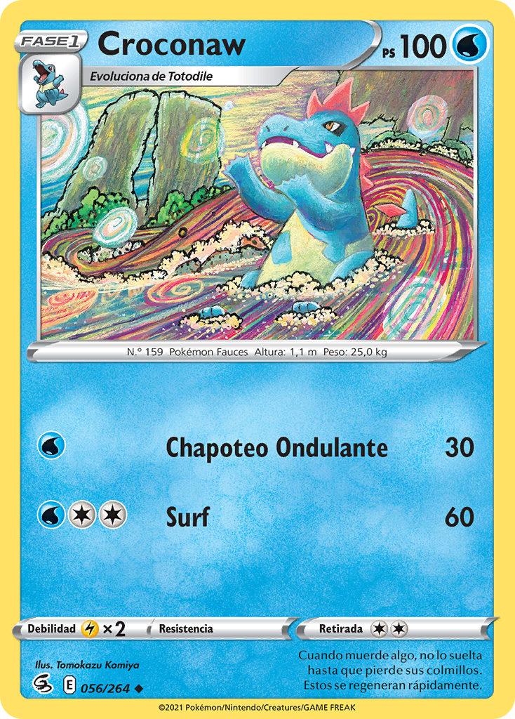 Croconaw (Golpe Fusión TCG) - WikiDex, la enciclopedia Pokémon
