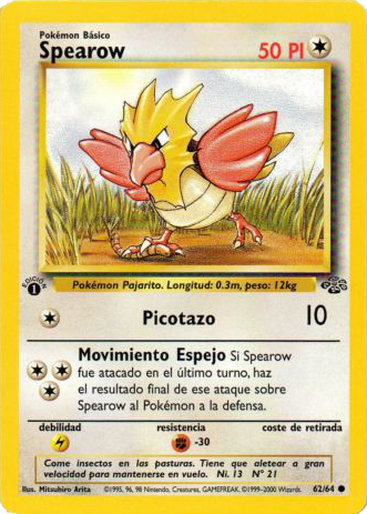 Spearow (Jungla TCG) - WikiDex, la enciclopedia Pokémon