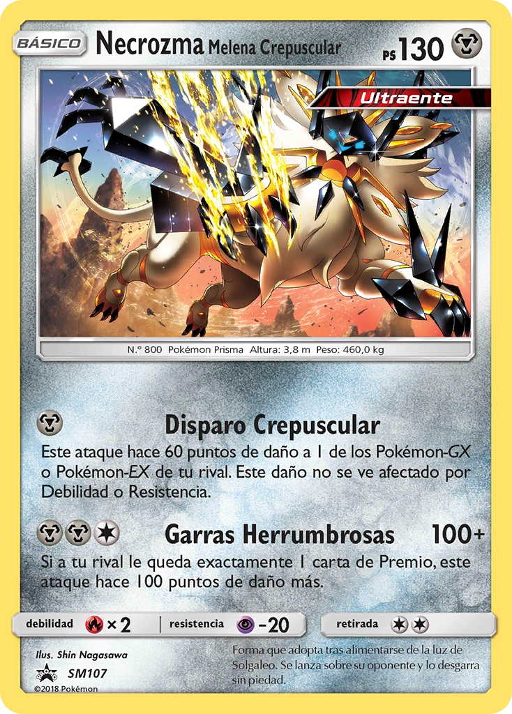 Necrozma Melena Crepuscular (SM Promo 107 TCG) - WikiDex, la ...