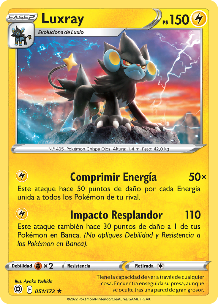 Luxray (Astros Brillantes TCG) - WikiDex, la enciclopedia Pokémon