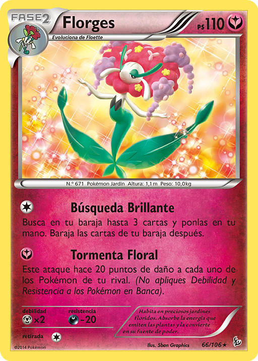 Florges (Destellos de Fuego TCG) - WikiDex, la enciclopedia Pokémon