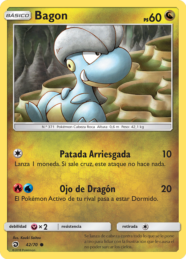 Bagon (Majestad de Dragones TCG) - WikiDex, la enciclopedia Pokémon