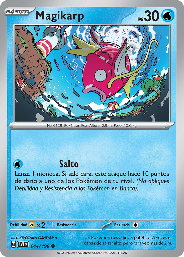 Magikarp (Escarlata y Púrpura TCG) - WikiDex, la enciclopedia Pokémon