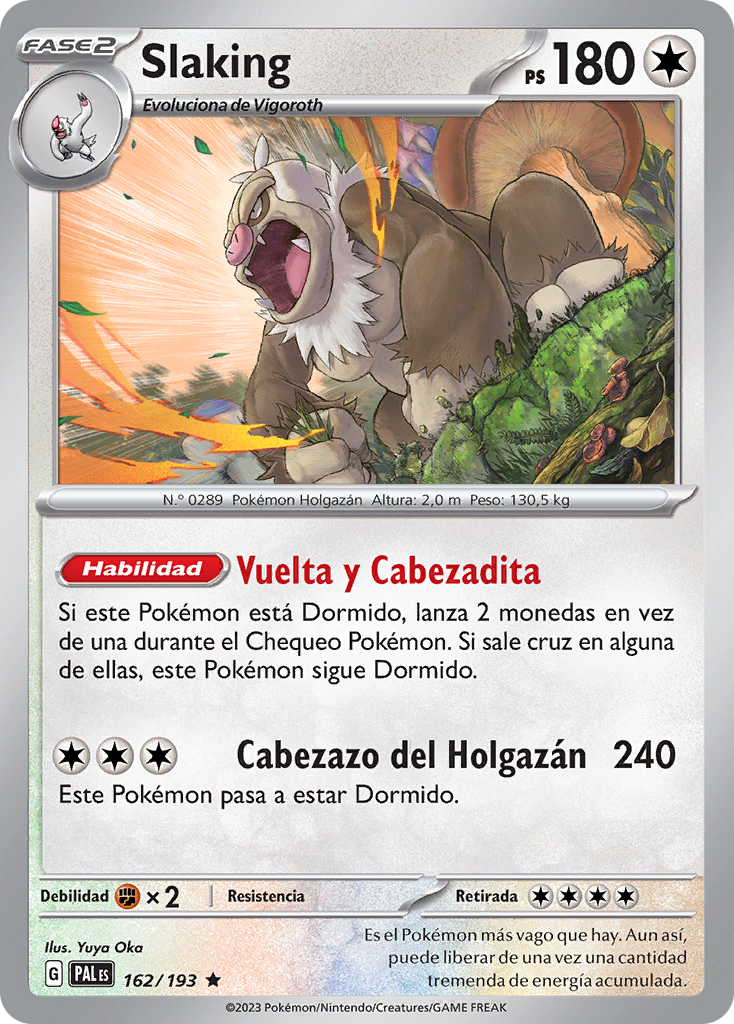 Slaking (Evoluciones en Paldea TCG) - WikiDex, la enciclopedia Pokémon