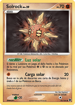 Solrock (Grandes Encuentros TCG) - WikiDex, la enciclopedia Pokémon