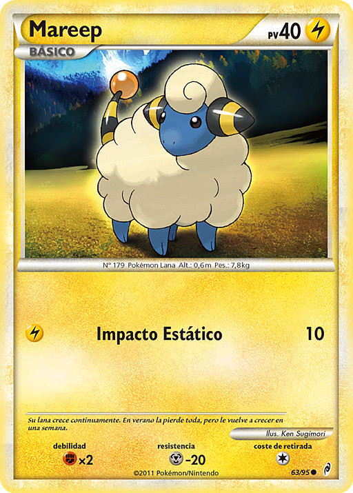 Mareep (Llamada de las Leyendas TCG) - WikiDex, la enciclopedia Pokémon