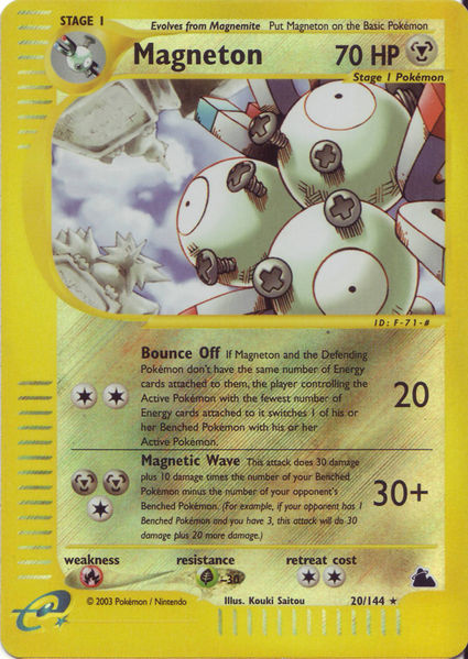 Magneton (Skyridge H19 TCG) - WikiDex, la enciclopedia Pokémon