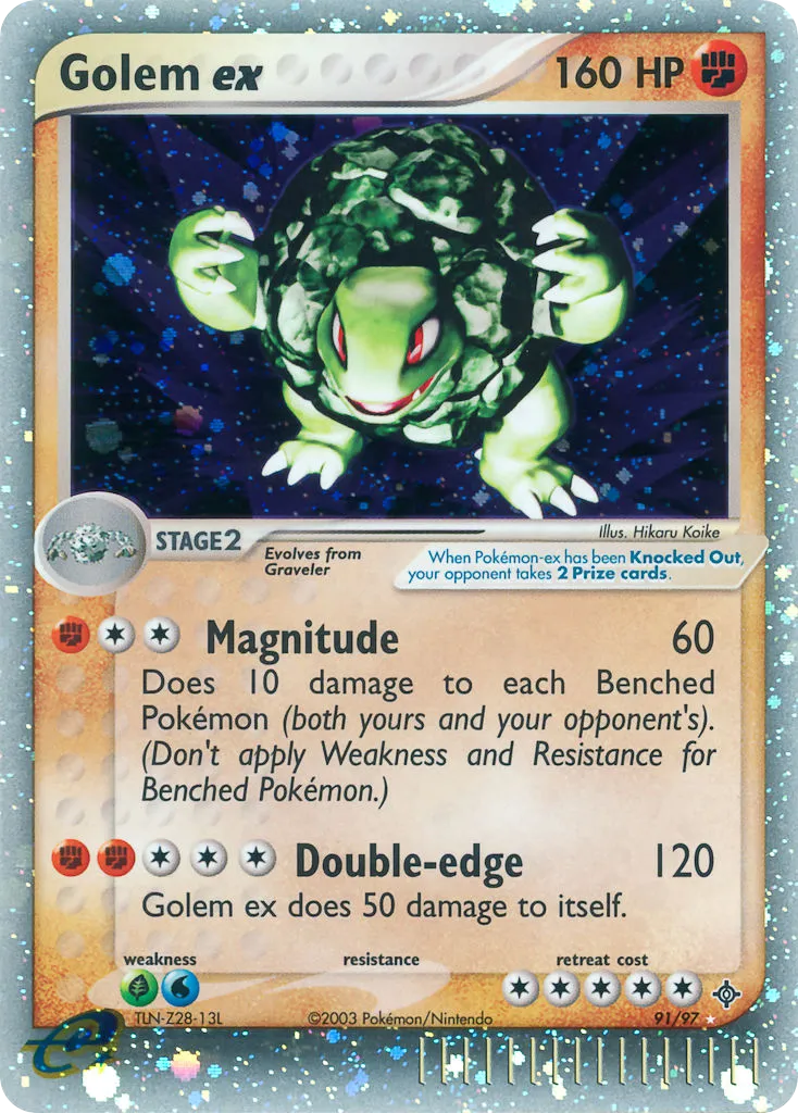 Golem-ex (Dragon TCG) - WikiDex, la enciclopedia Pokémon
