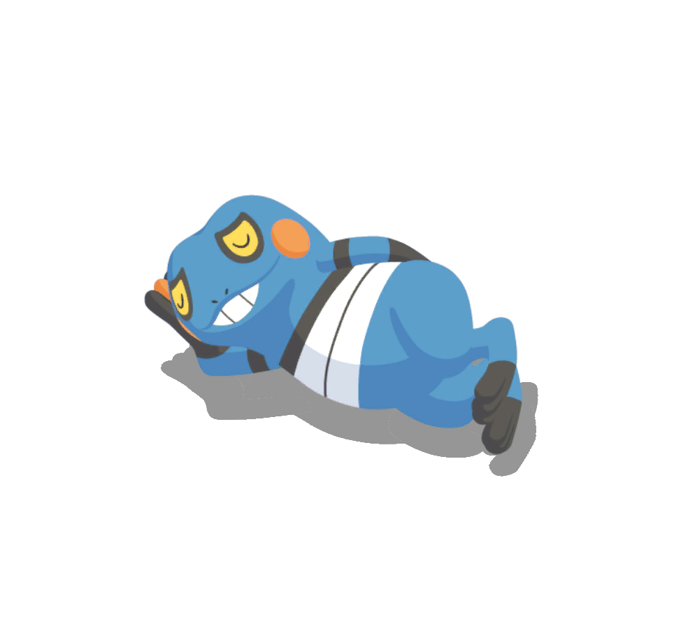 Archivo:Croagunk holgazán Sleep.png - WikiDex, la enciclopedia Pokémon