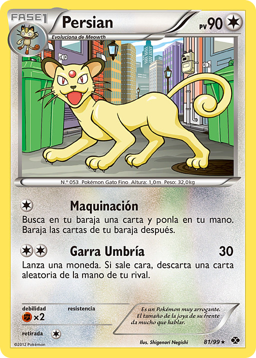 Persian (Próximos Destinos TCG) - WikiDex, la enciclopedia Pokémon
