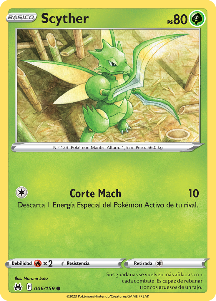Scyther (Cenit Supremo TCG) - WikiDex, la enciclopedia Pokémon