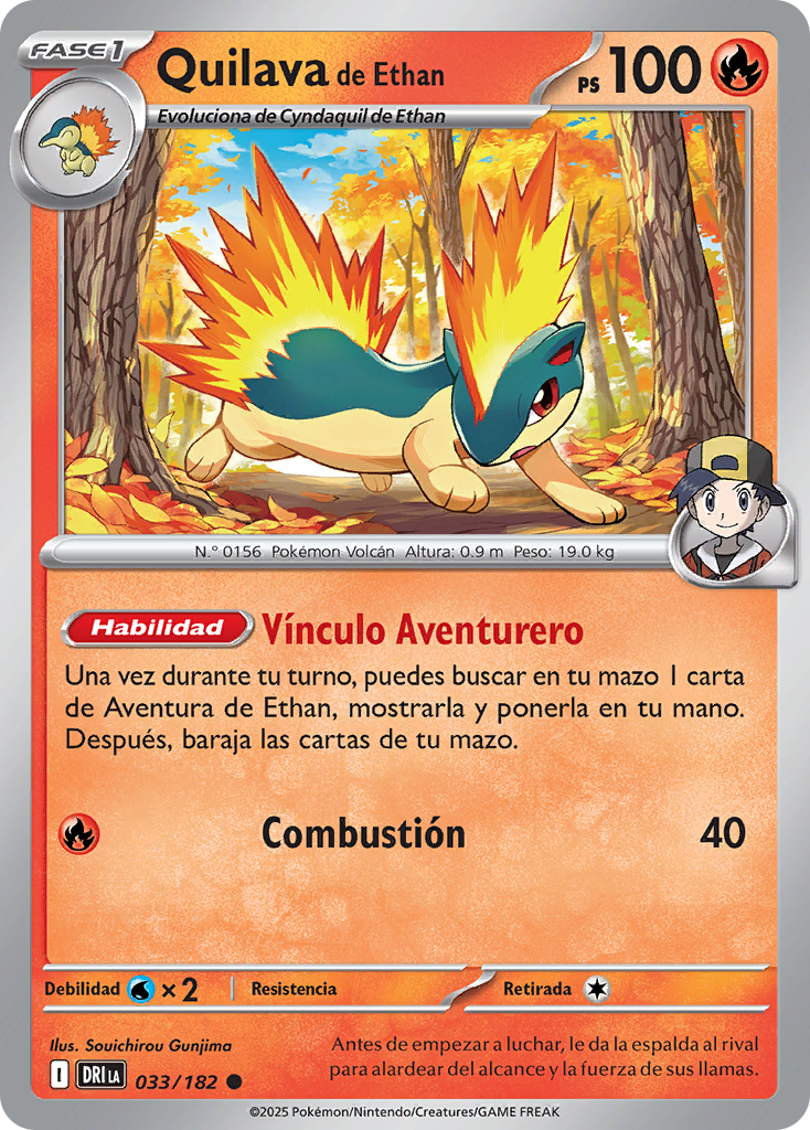 Quilava de Ethan (Rivales Predestinados TCG)/Quilava de Eco (Rivales ...