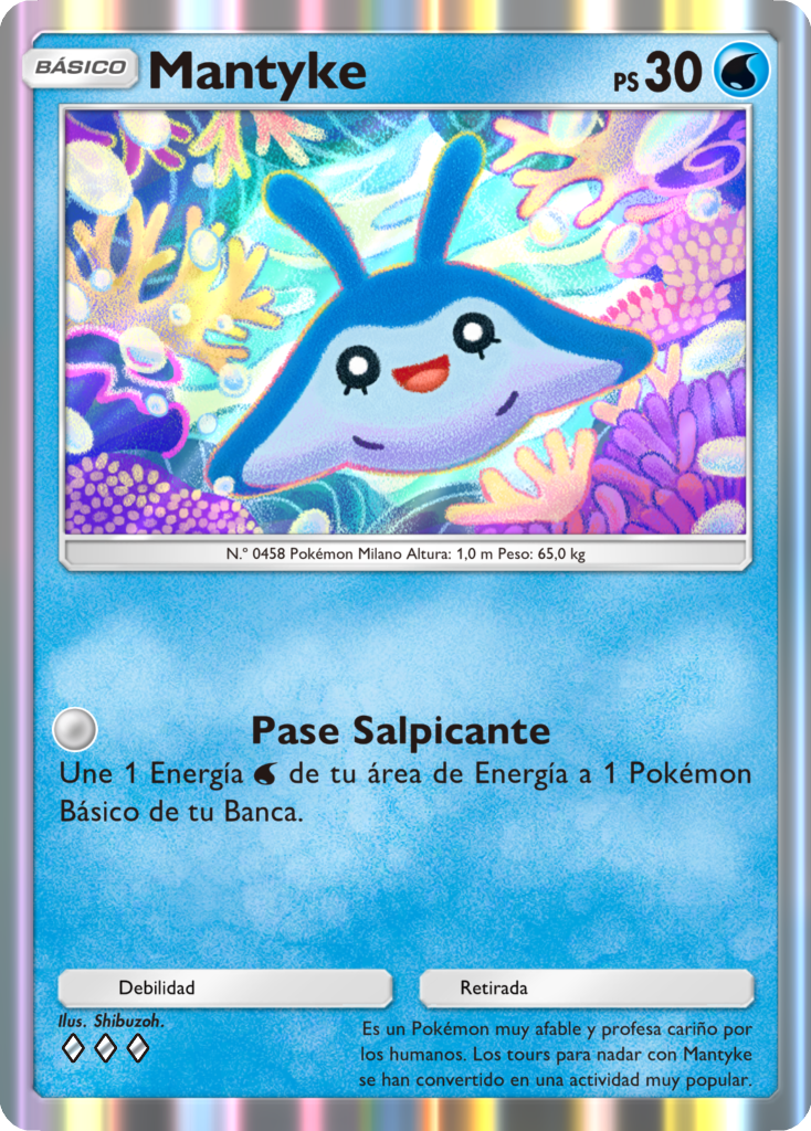 Mantyke (Manantial Oculto TCG Pocket) - WikiDex, la enciclopedia Pokémon
