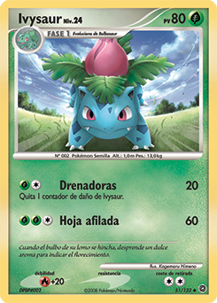 Ivysaur (Maravillas Secretas TCG) - WikiDex, la enciclopedia Pokémon