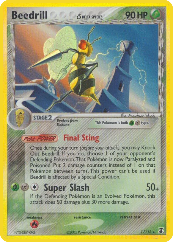 Beedrill δ (Delta Species TCG) - WikiDex, la enciclopedia Pokémon