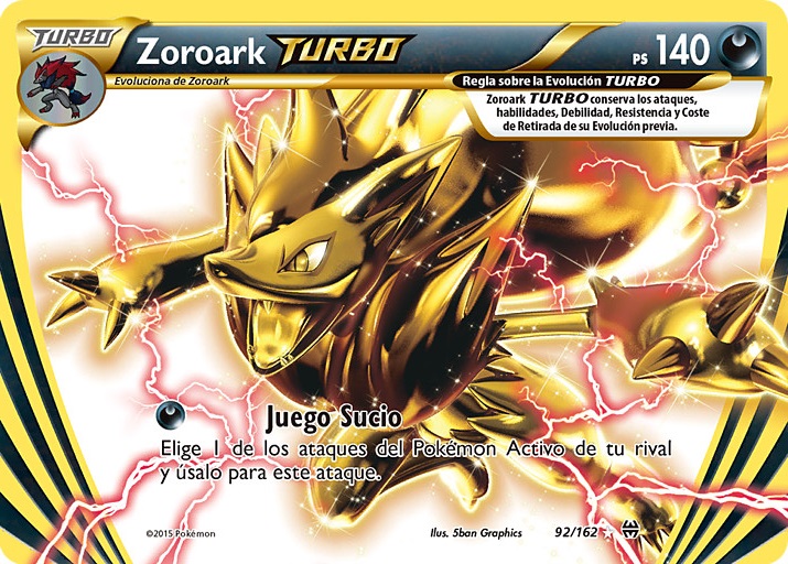 Zoroark TURBO (TURBOimpulso TCG) - WikiDex, la enciclopedia Pokémon