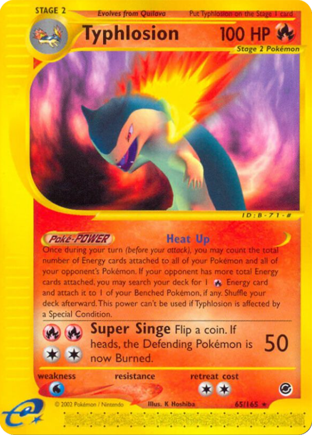 Typhlosion (Expedition Base Set 28 TCG) - WikiDex, la enciclopedia Pokémon